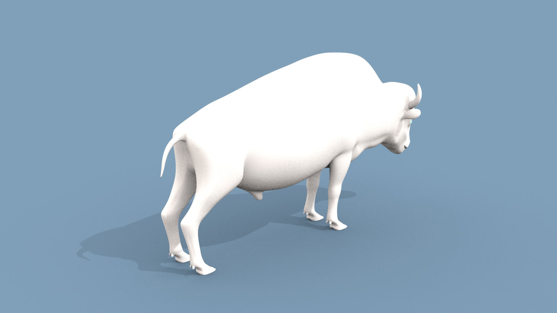 Bison Shape U - 3D Model by Virtual creator