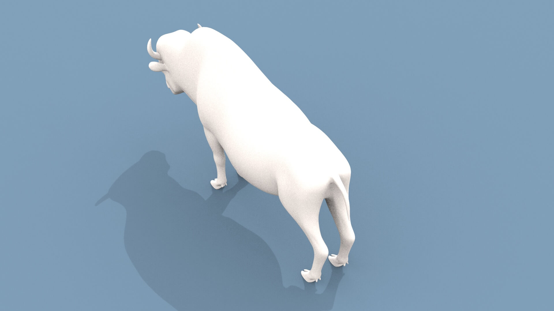 Bison Shape U - 3D Model by Virtual creator