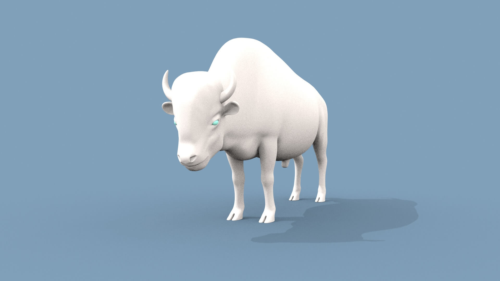 Bison Shape U - 3D Model by Virtual creator