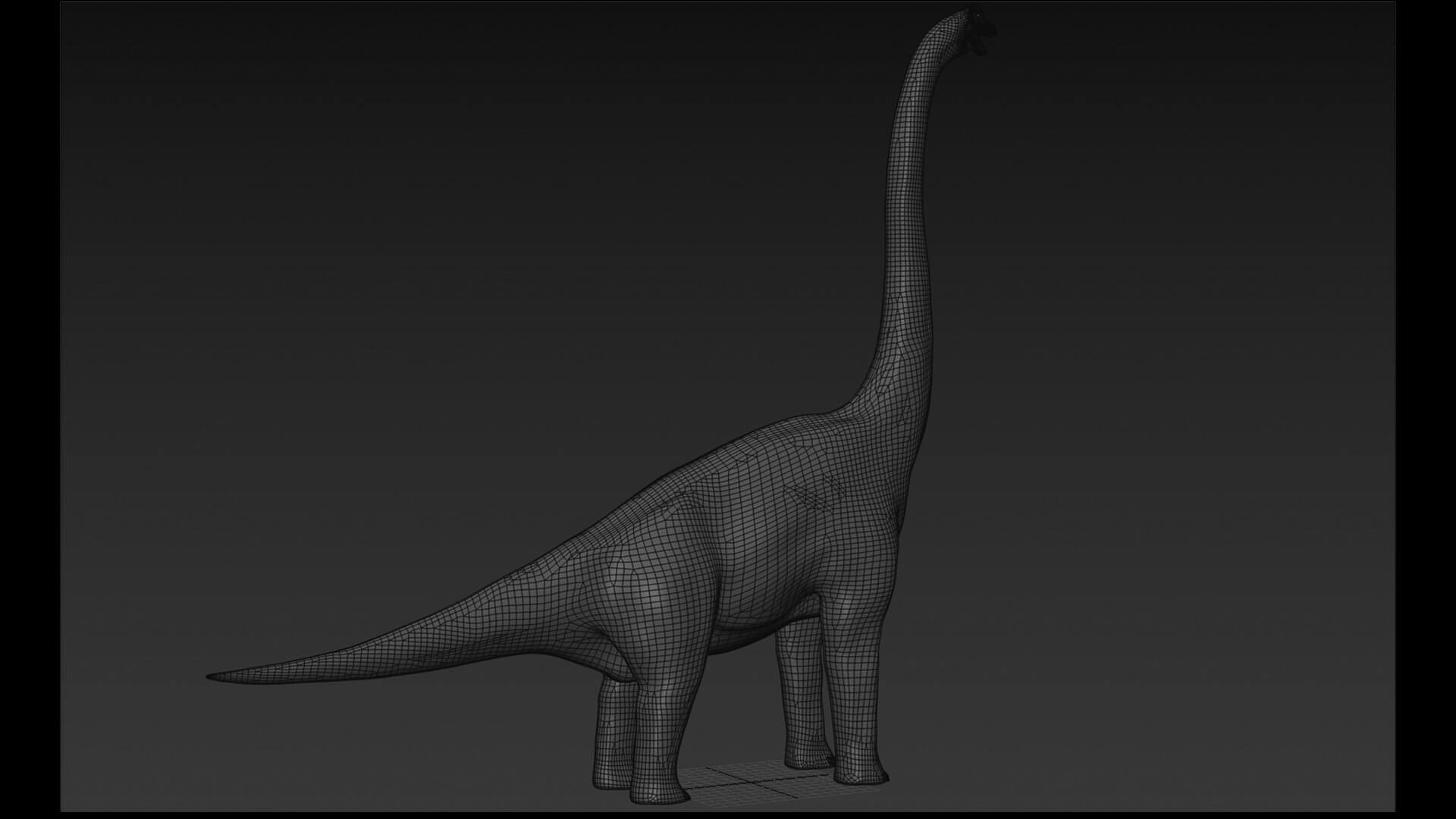 Brachiosaur Forever - 8K 3D Model by Virtual creator