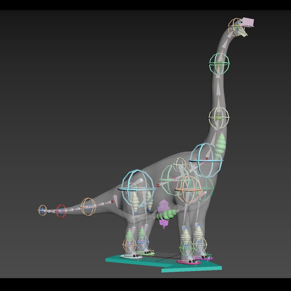 Brachiosaur Forever - 8K 3D Model by Virtual creator
