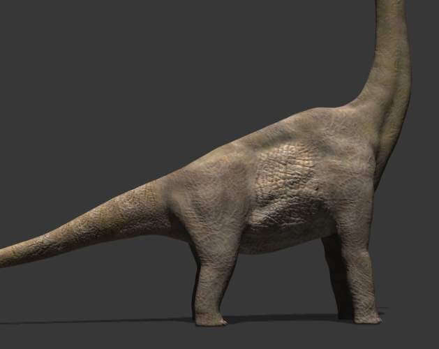 Brachiosaur from Jurassic Park - 3D Model by Virtual creator