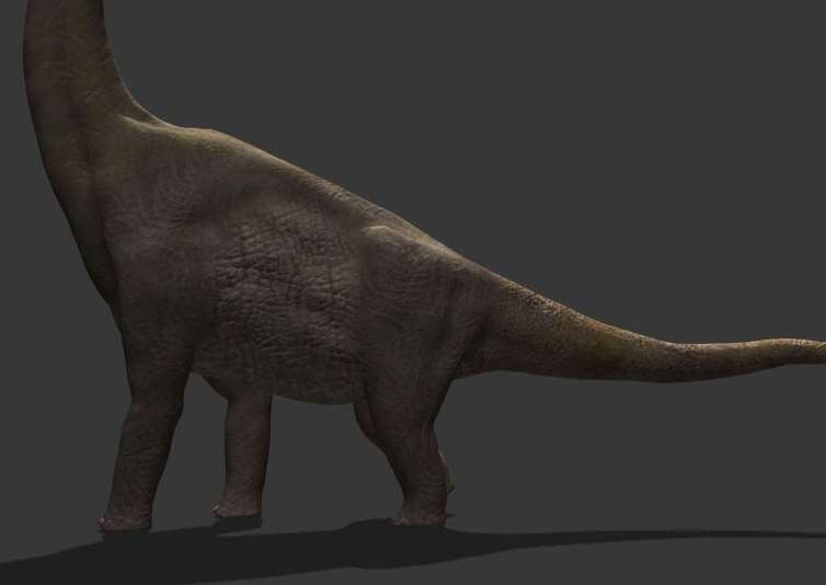 Brachiosaur from Jurassic Park - 3D Model by Virtual creator