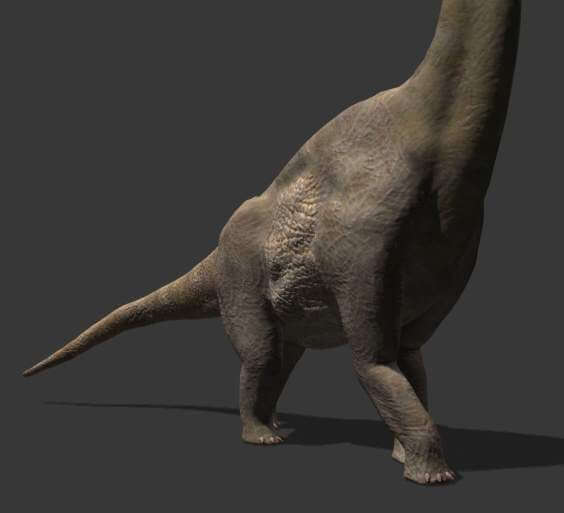 Brachiosaur from Jurassic Park - 3D Model by Virtual creator