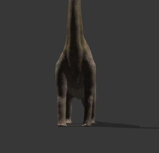 Brachiosaur from Jurassic Park - 3D Model by Virtual creator