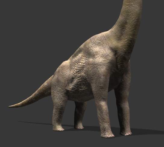Brachiosaur from Jurassic Park - 3D Model by Virtual creator