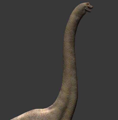 Brachiosaur from Jurassic Park - 3D Model by Virtual creator