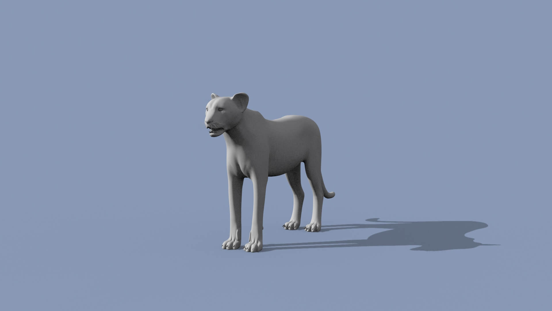 Cheetah Shape - 3D Model by Virtual creator