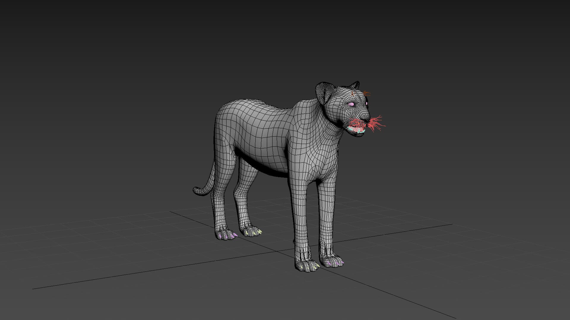 Cheetah Shape - 3D Model by Virtual creator