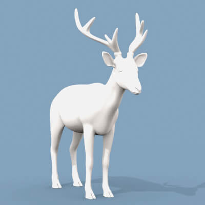 Deer Shape X - 3D Model by Virtual creator