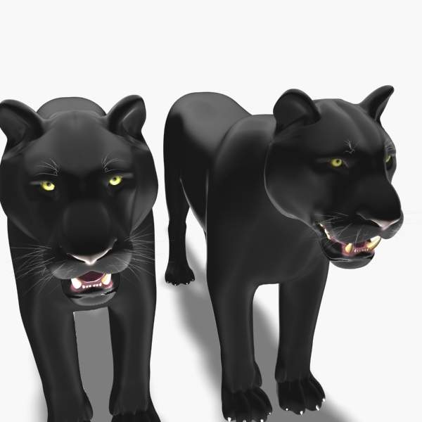 Feline Panther - 3D Model by Virtual creator