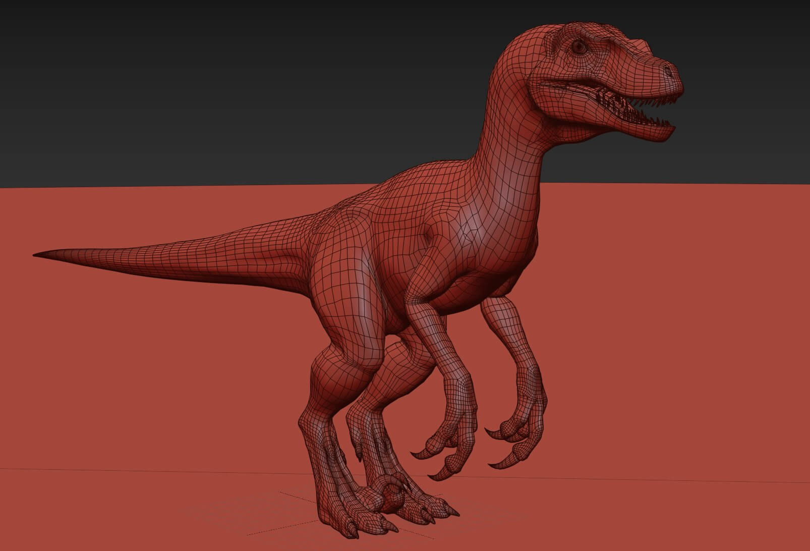 Female Alpha Raptor - 8K 3D Model by Virtual creator