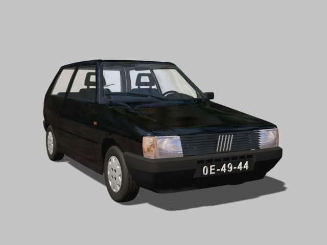 Fiat Uno S 45 - 3D Model by Virtual creator
