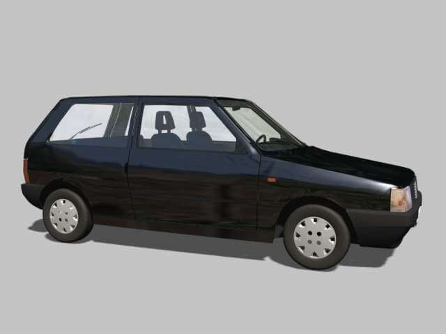 Fiat Uno S 45 - 3D Model by Virtual creator