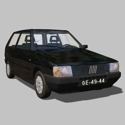 Fiat Uno S 45 - 3D Model by Virtual creator
