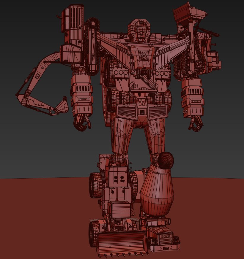 G1 Devastator - 3D Model by Virtual creator