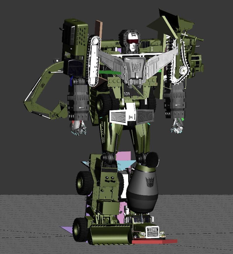 G1 Devastator - 3D Model by Virtual creator