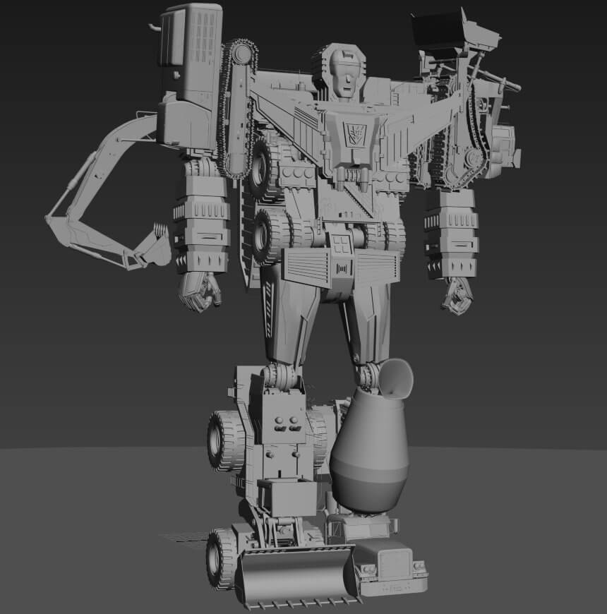 G1 Devastator - 3D Model by Virtual creator