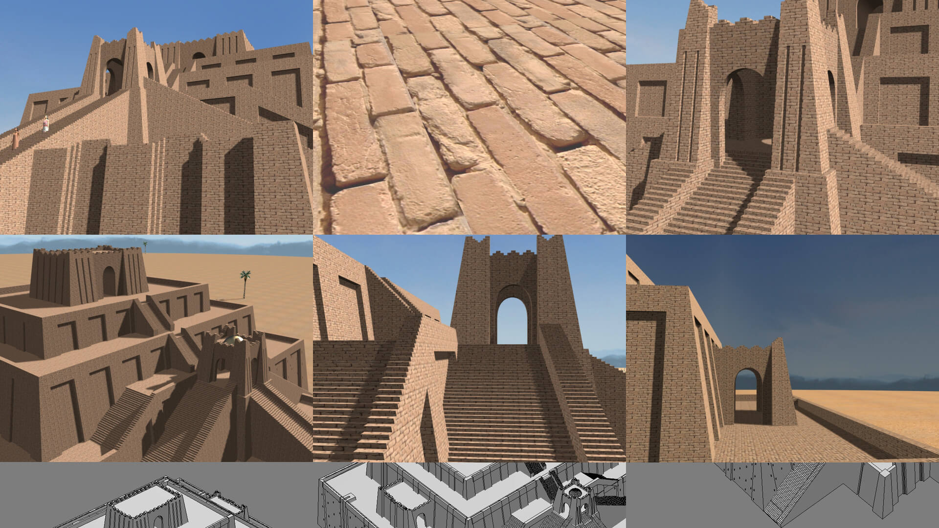 Great Pyramid Pack - 3D Model by Virtual creator