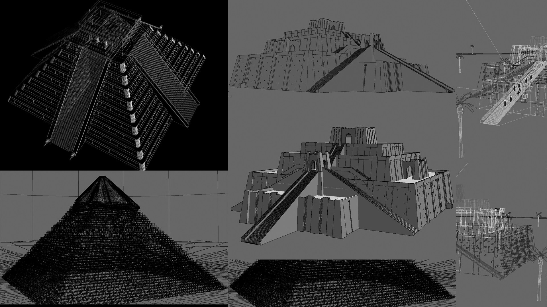 Great Pyramid Pack - 3D Model by Virtual creator