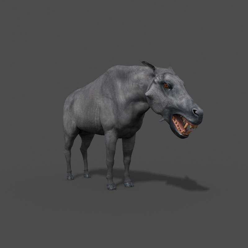 Hell Pig (Daeodon Shoshonensis) - 3D Model by Virtual creator