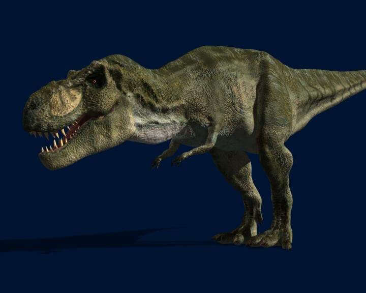 T-Rex from Jurassic Park 3D Model by Virtual creator