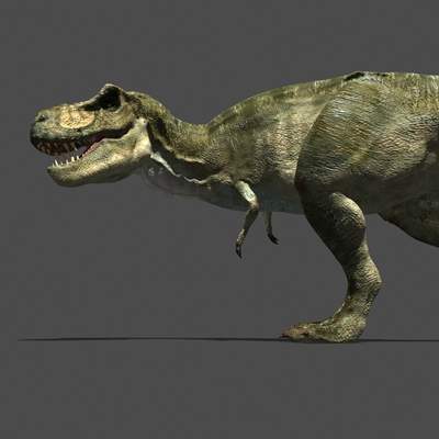 T-Rex from Jurassic Park 3D Model by Virtual creator