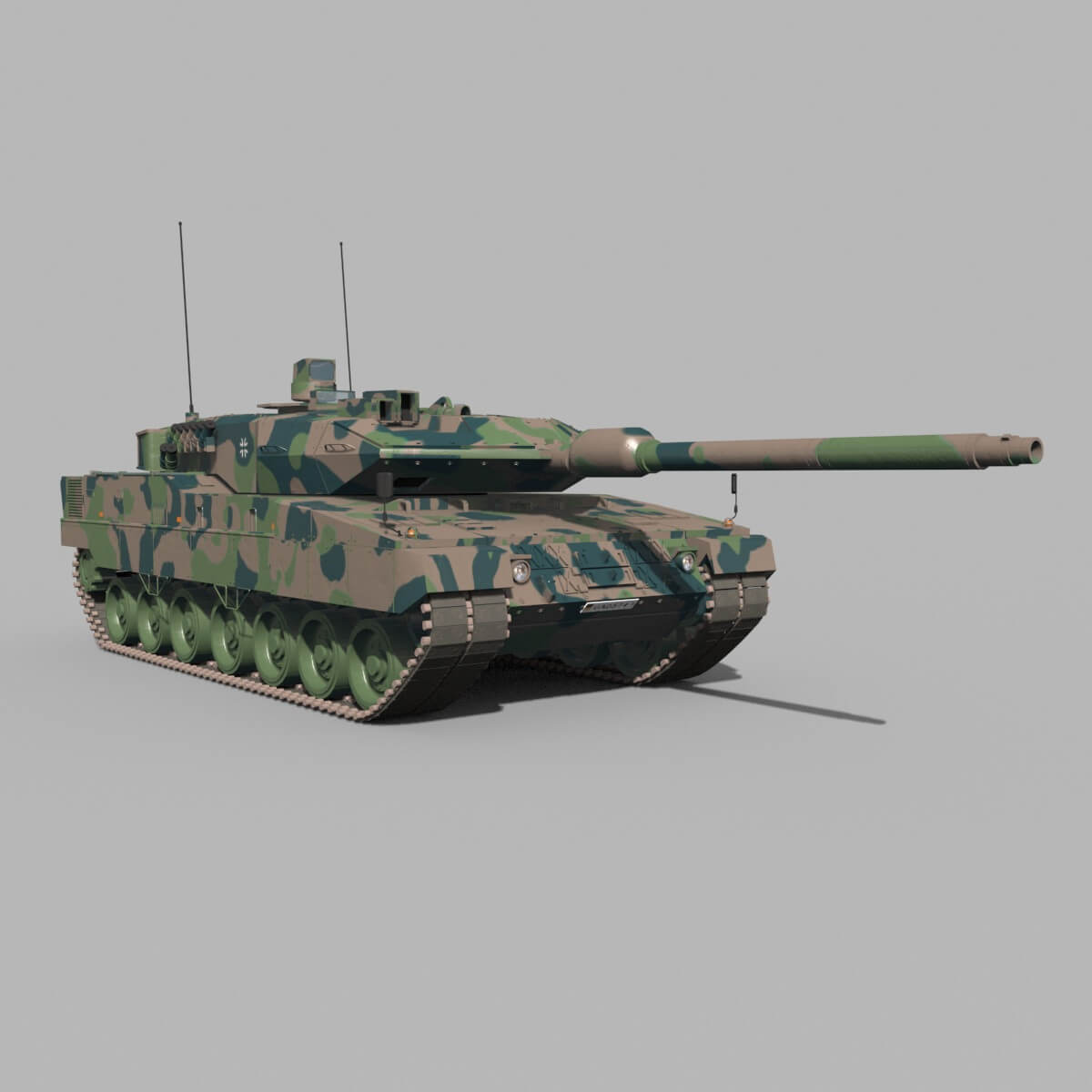 Leopard 2 A Tank - 3D Model by Virtual creator