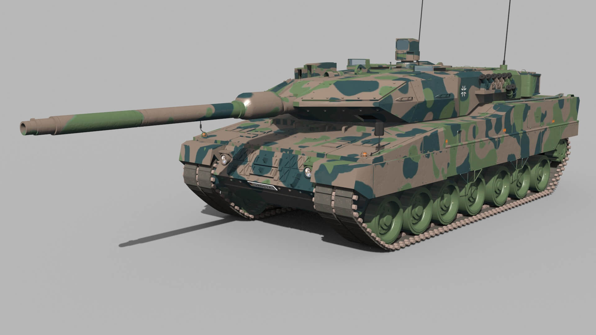 Leopard 2 A Tank - 3D Model by Virtual creator