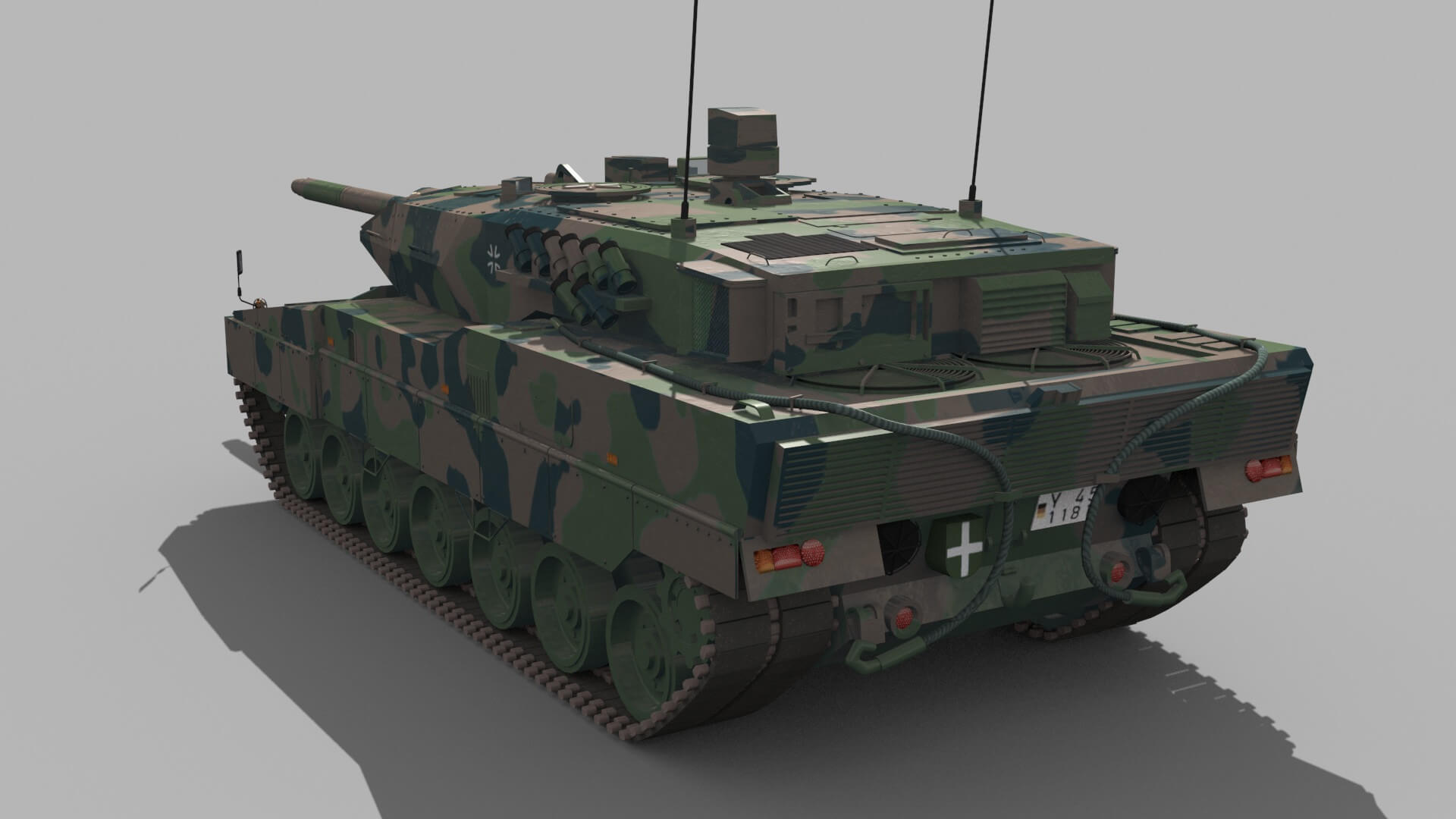 Leopard 2 A Tank - 3D Model by Virtual creator