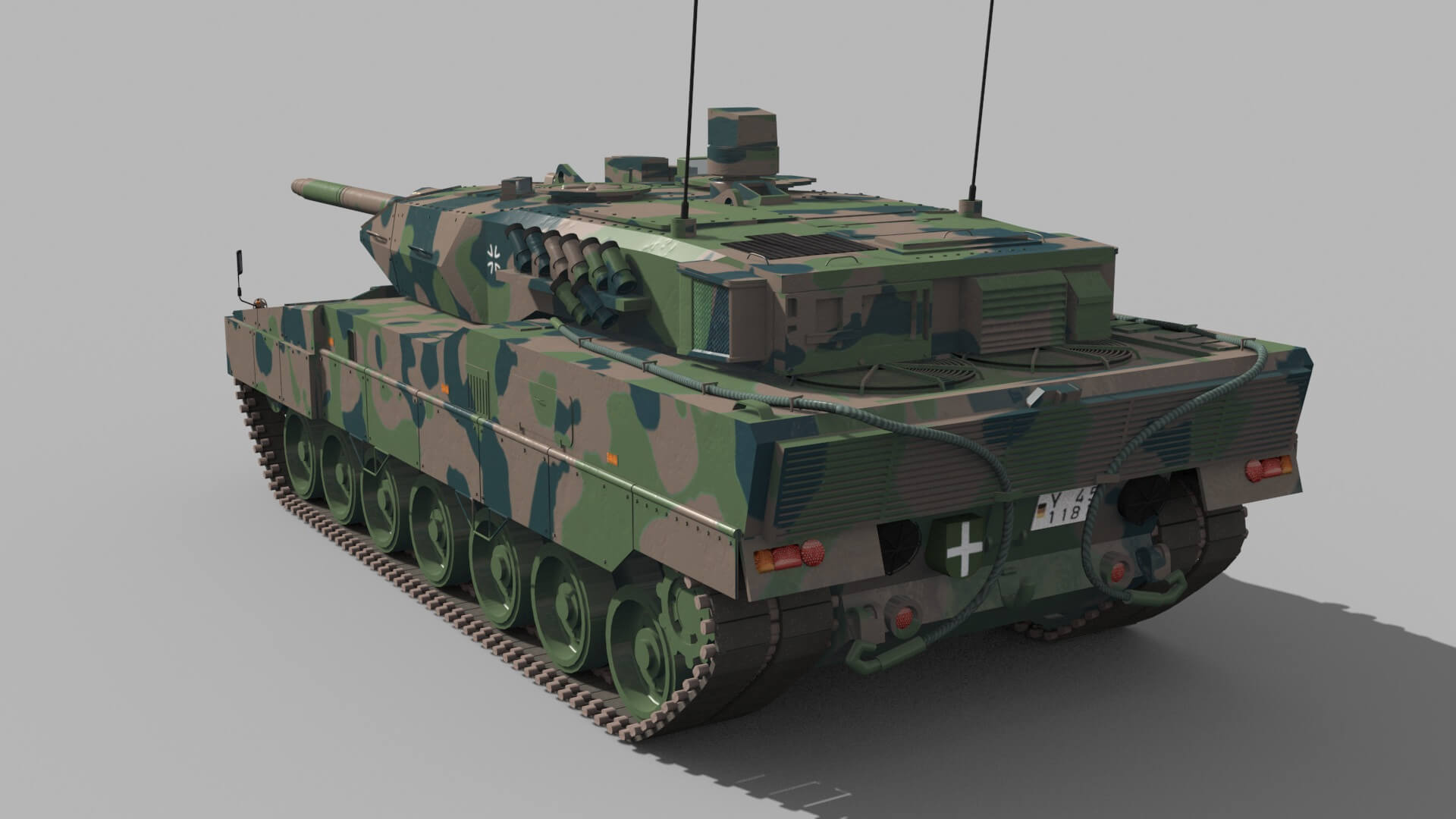 Leopard 2 A Tank - 3D Model by Virtual creator