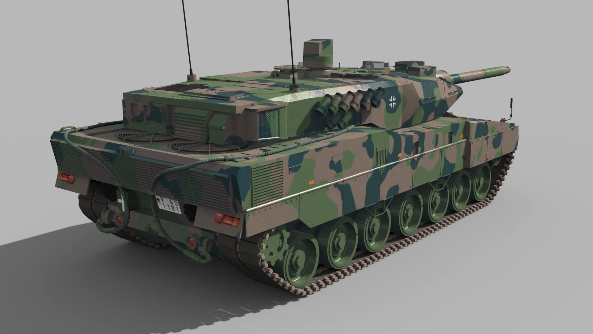Leopard 2 A Tank - 3D Model by Virtual creator