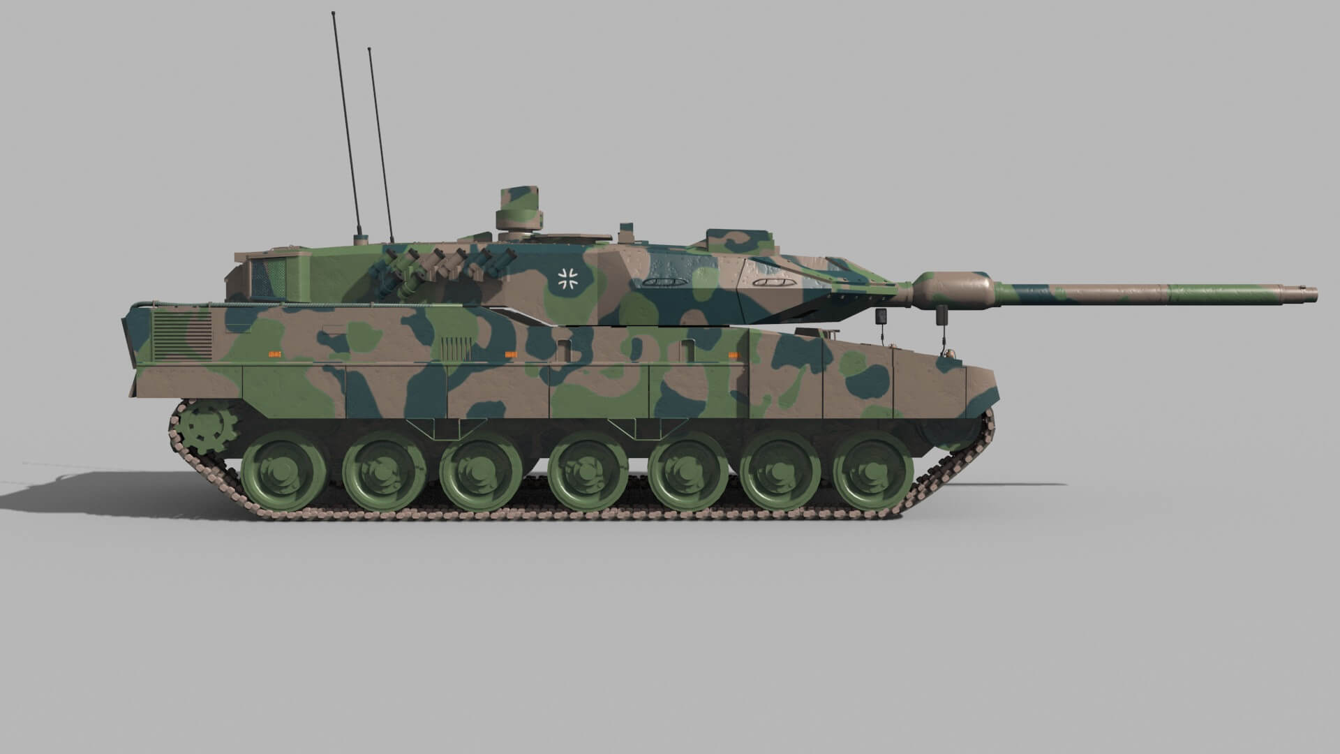 Leopard 2 A Tank - 3D Model by Virtual creator
