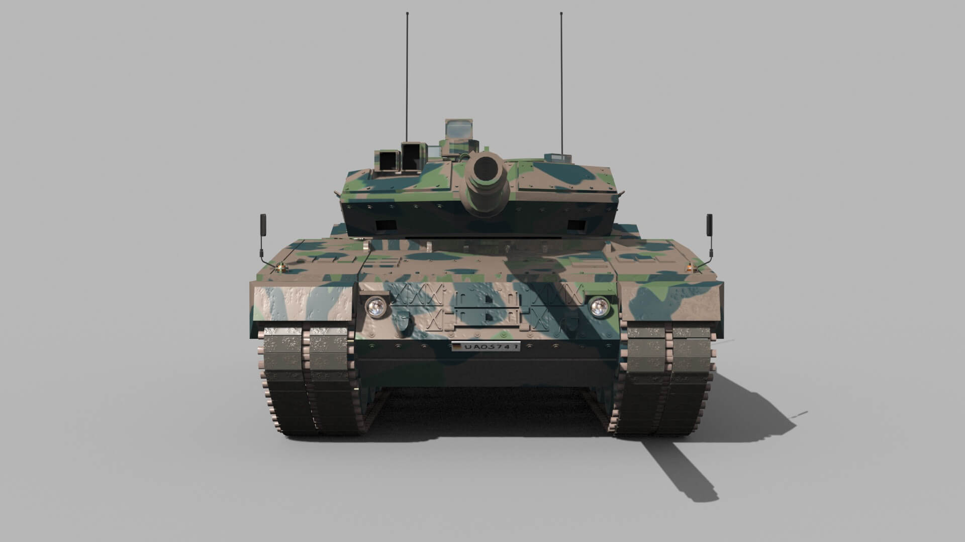 Leopard 2 A Tank - 3D Model by Virtual creator