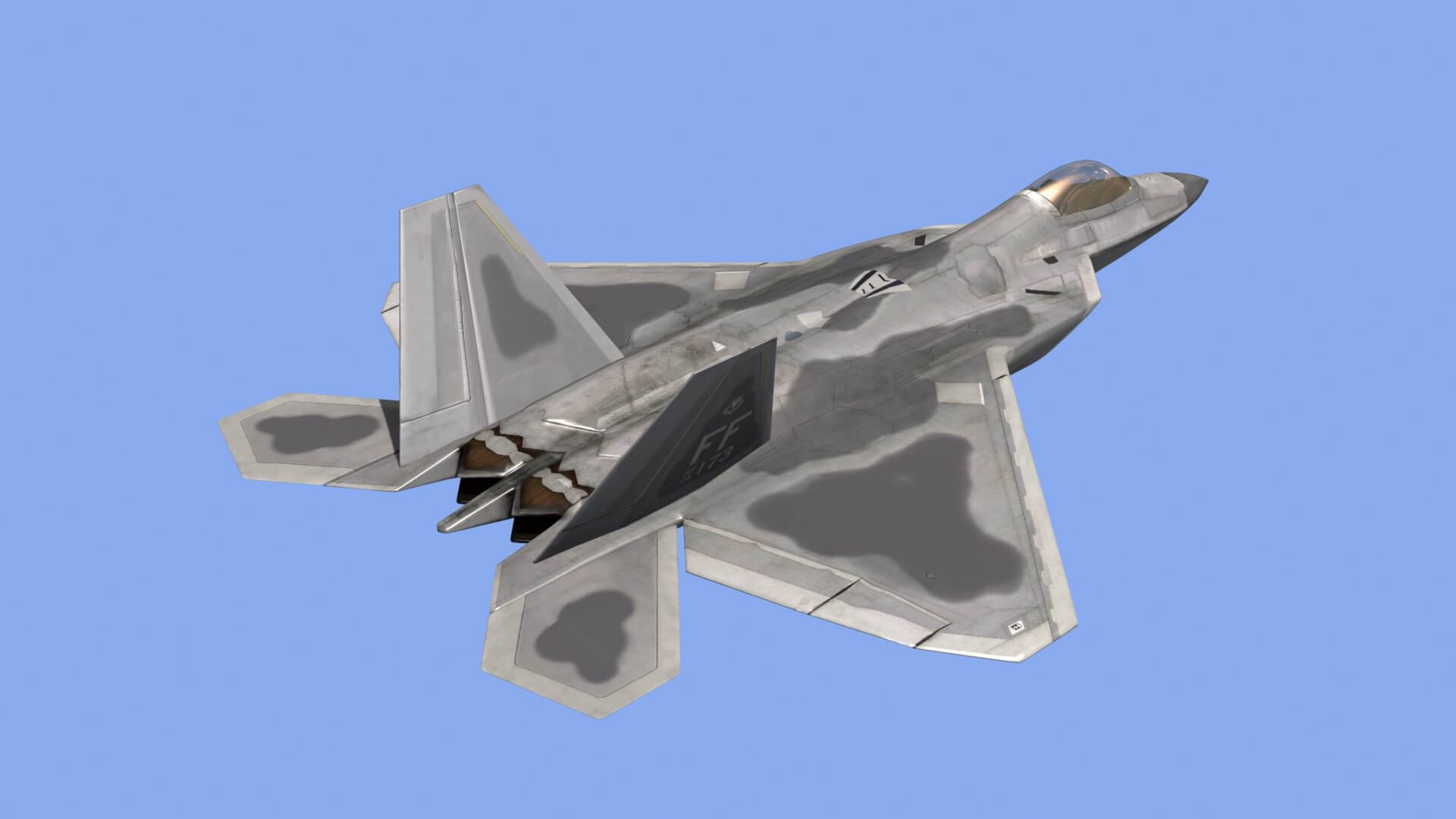 F-22 Raptor 3D Model by Virtual creator