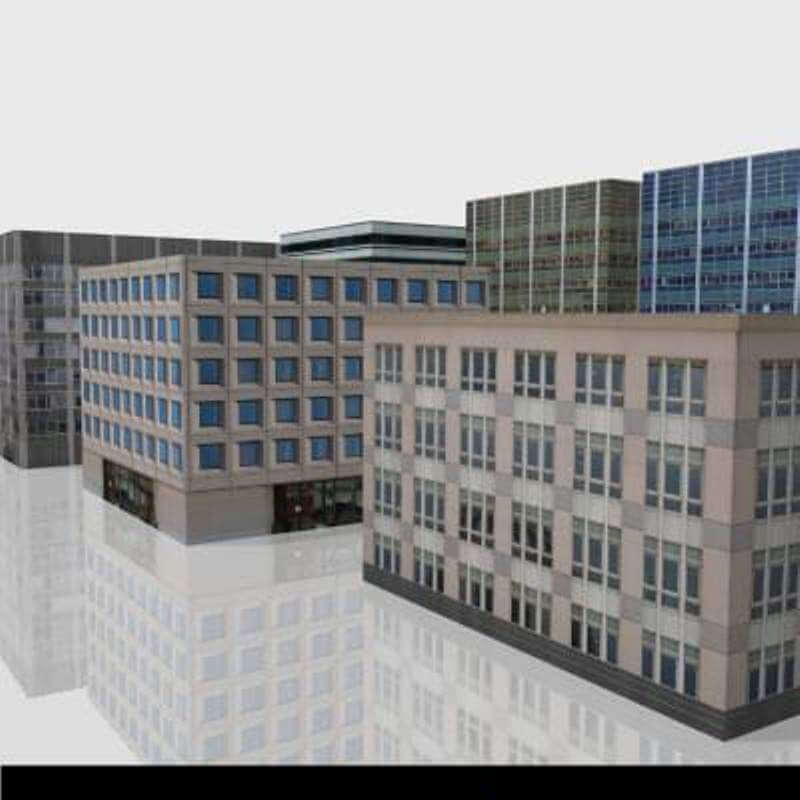 City Buildings - 3D Model by Virtual creator