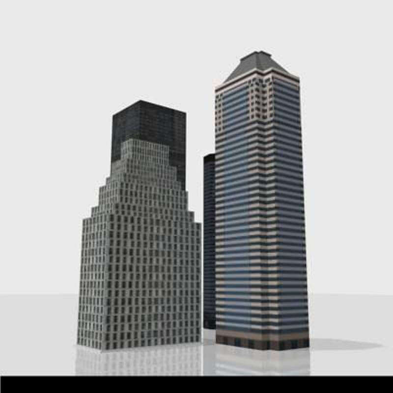 City Buildings - 3D Model by Virtual creator