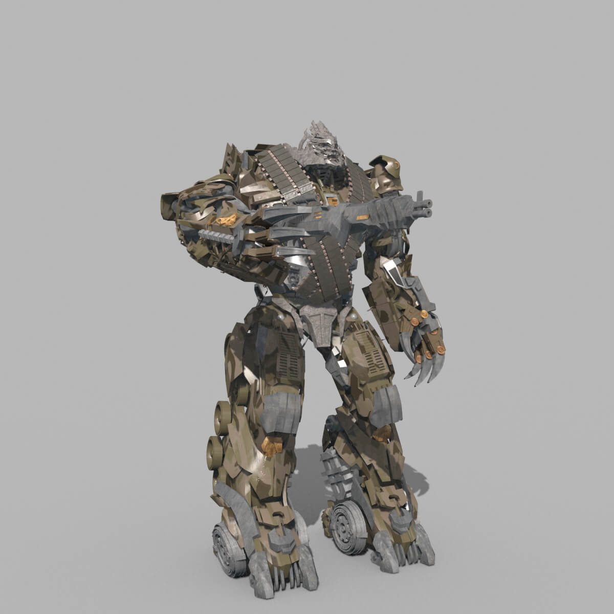 Megatron Ressurection - 3D Animated Transformer Model by Virtual creator