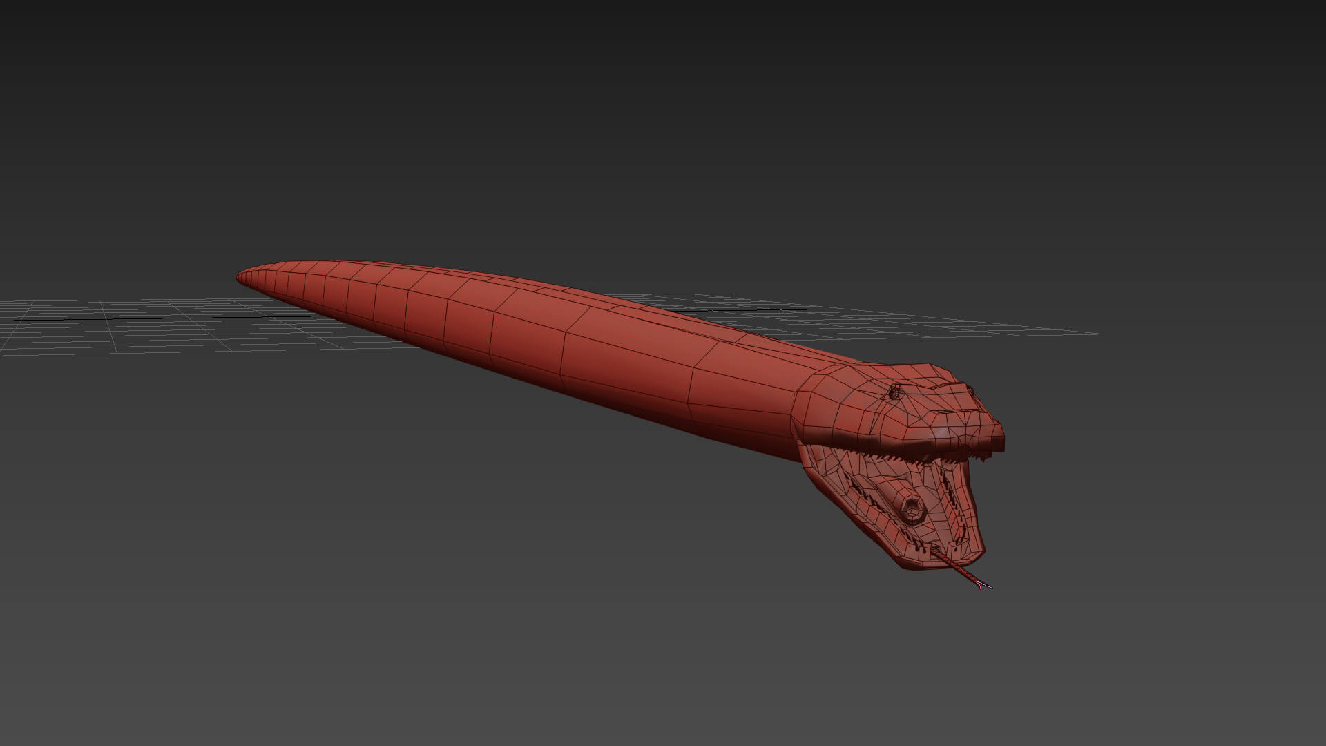 Monstre Anacond 8K - 3D Animated Model by Virtual creator