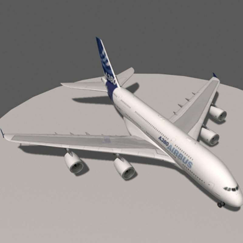 Airbus A380 - 3D Model by Virtual creator