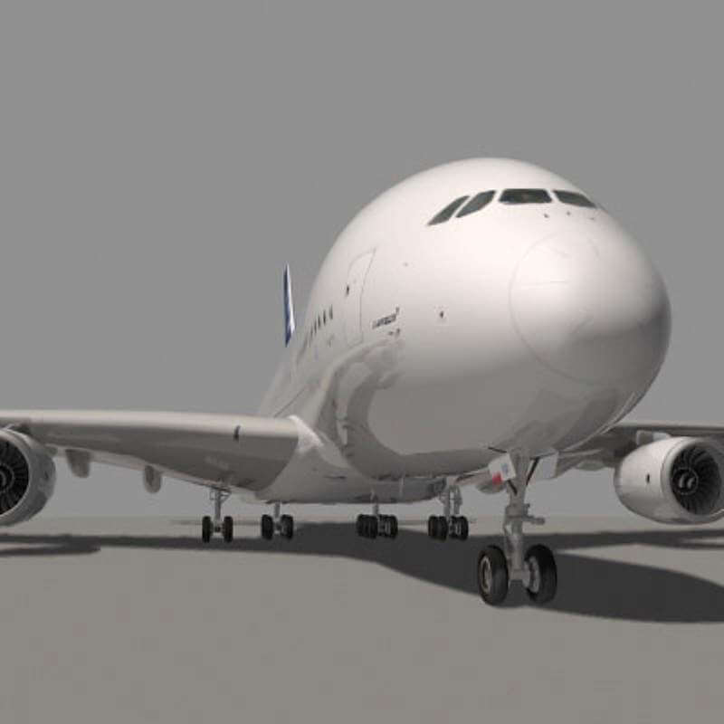 Airbus A380 - 3D Model by Virtual creator