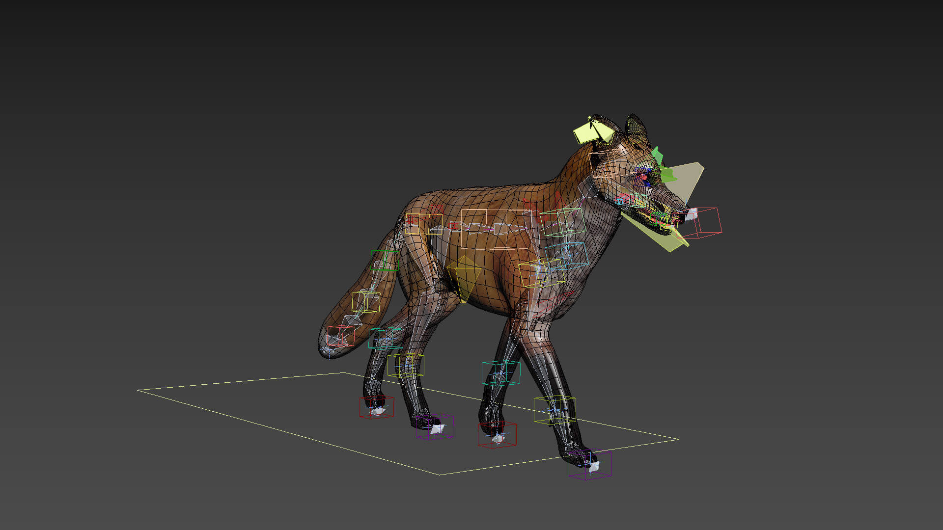 Animated Fox - 3D Model by Virtual creator