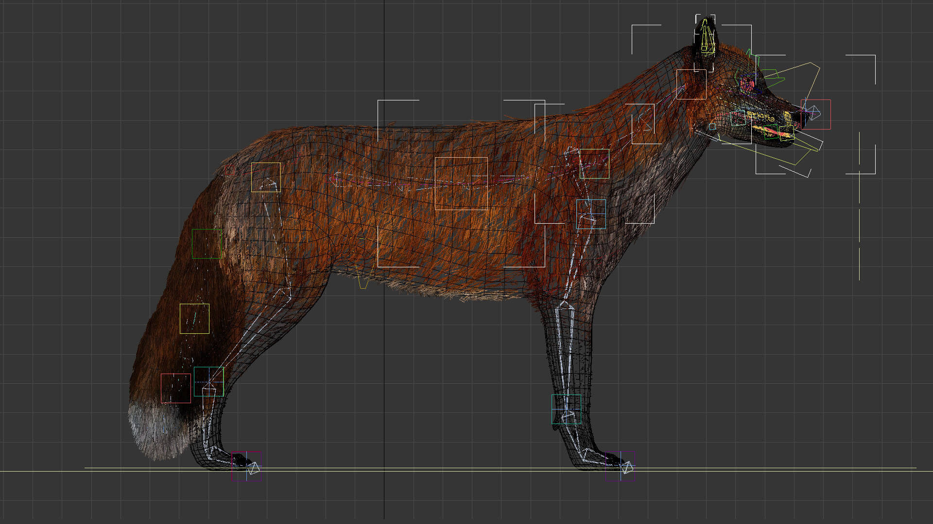 Animated Fox - 3D Model by Virtual creator