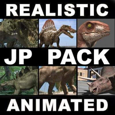 Jurassic Park Dinosaur Pack by Virtual creator