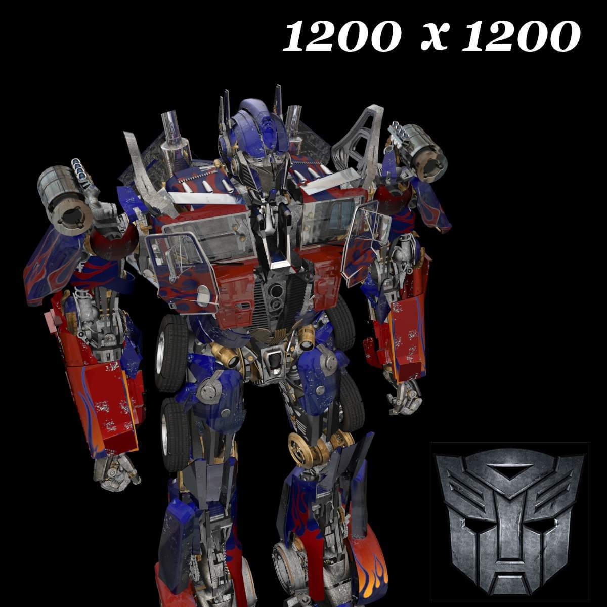 Optimus Prime Alive - 3D Model by Virtual creator