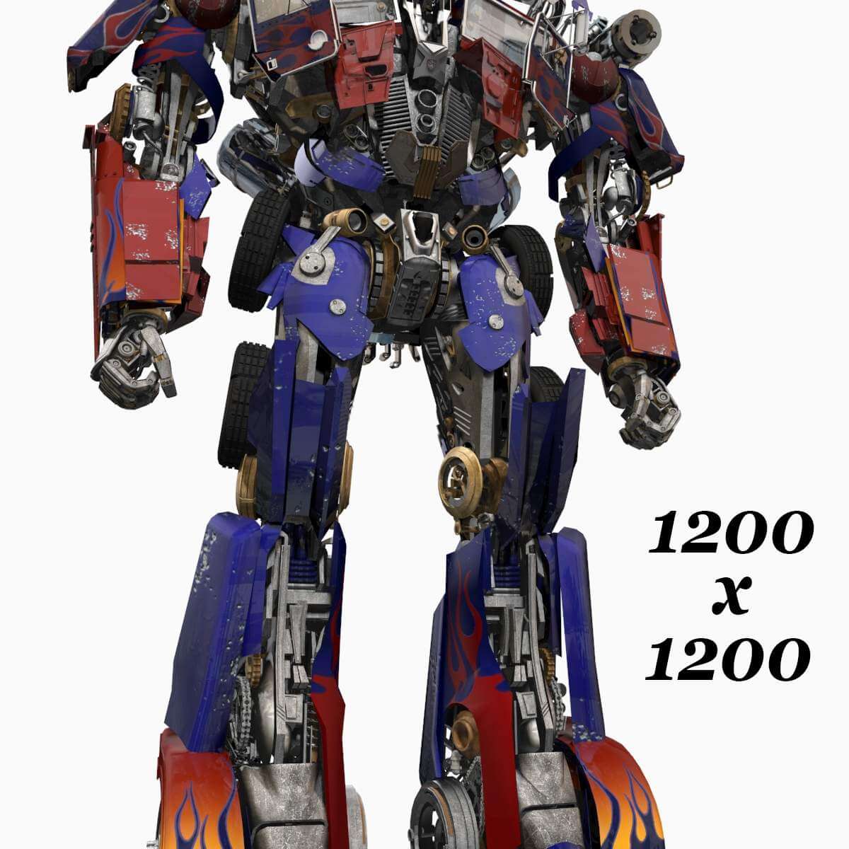 Optimus Prime Alive - 3D Model by Virtual creator
