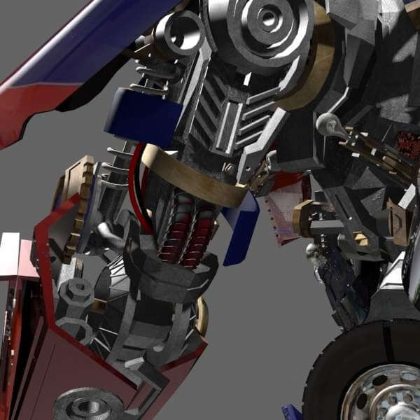 Optimus Prime Alive - 3D Model by Virtual creator