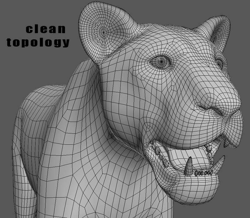 Panther (No Fur) - 3D Model by Virtual creator