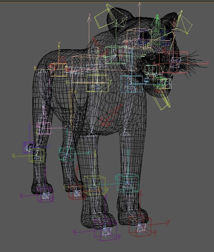 Panther (No Fur) - 3D Model by Virtual creator