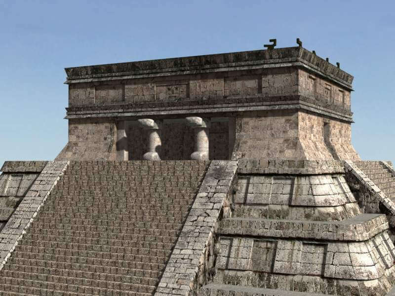 Mayan Temple - 3D Model by Virtual creator